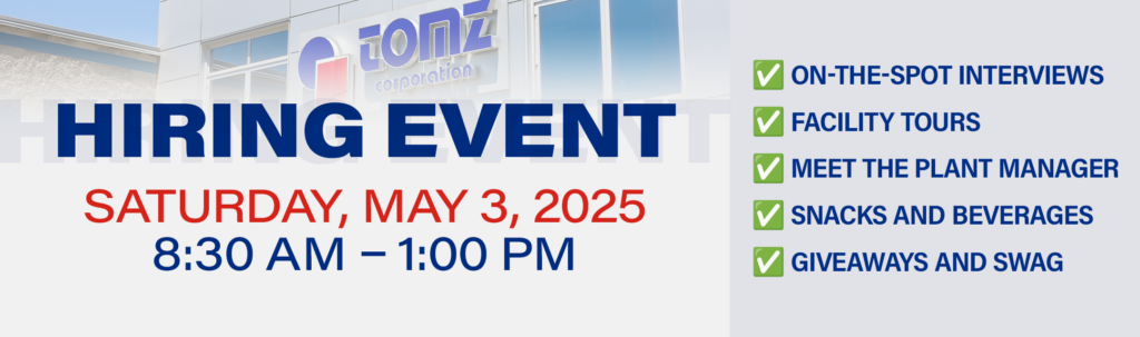 Careers | TOMZ Corporation